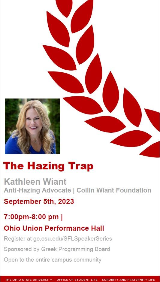 Anti-Hazing Speaker : Hazing Prevention